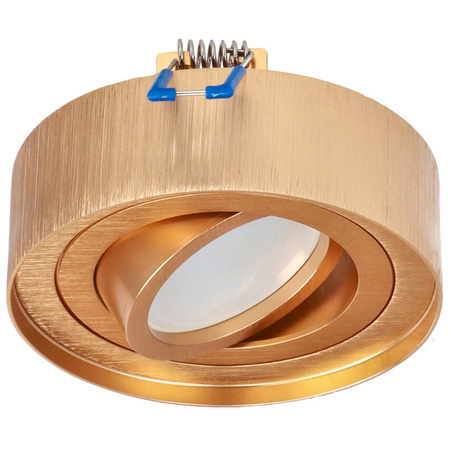 SKAND MINI 1 Gold IP20 round gold ceiling spot luminaire EDO777548 Edo ...