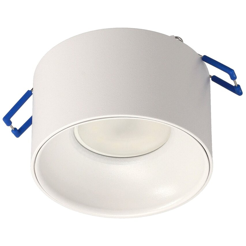 ZAMA White S IP20 concealed ceiling luminaire, round white EDO777454 ...